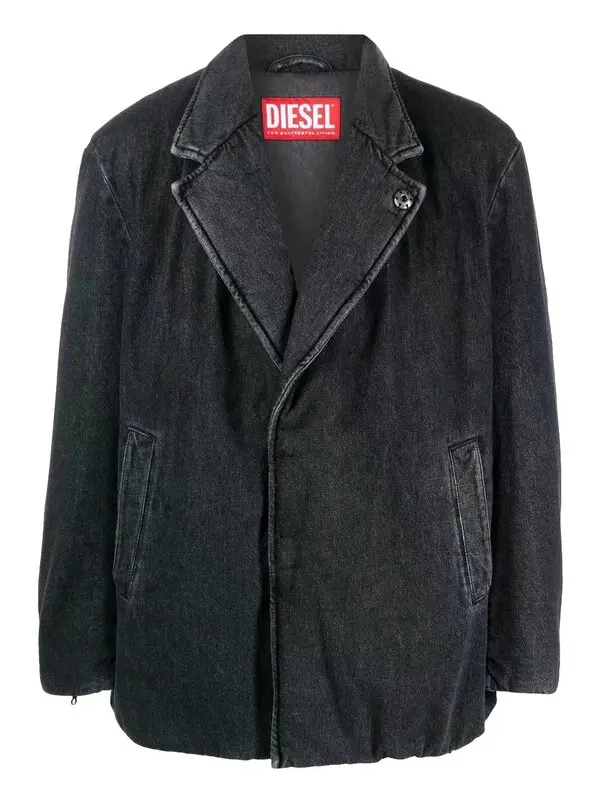 DIESEL® Oversize Denim Jacket - Grey