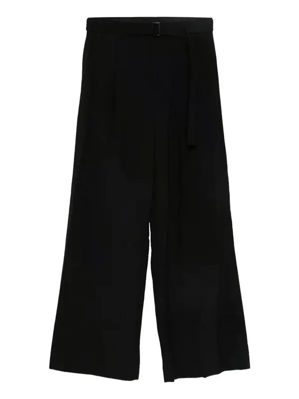 JUUN.J Belted-waist Trousers - Black