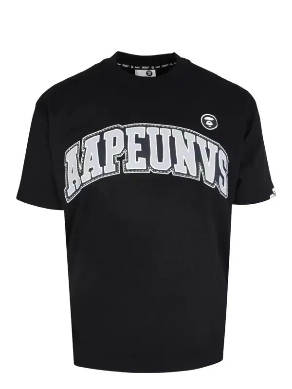 AAPE BY *A BATHING APE® Aapeunvs Moonface T-shirt - Black