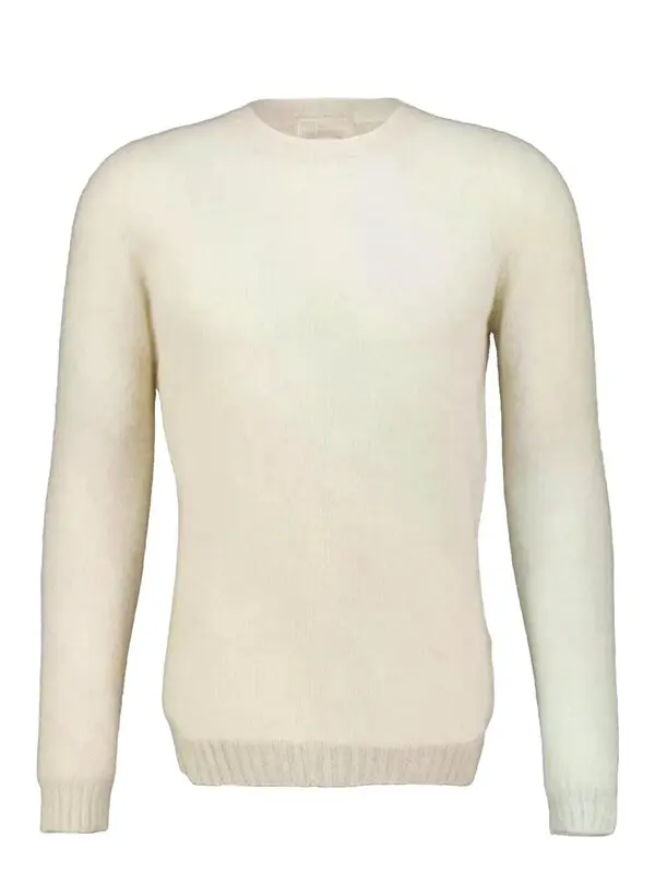 120% Lino Long-sleeve C-neck Shirt - Neutrals