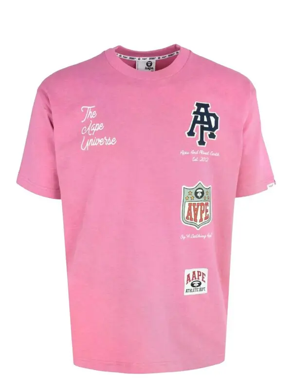 AAPE BY *A BATHING APE® Aape Fancy Main T-shirt - Pink