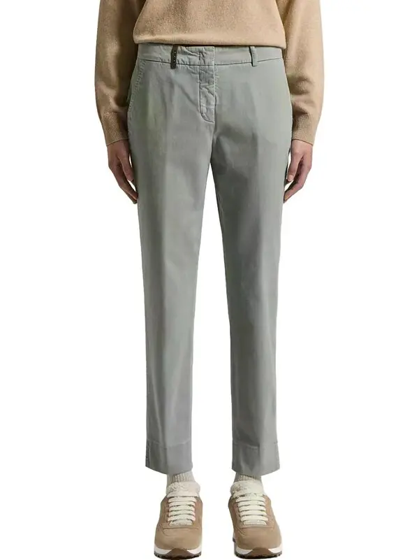 Peserico Belt-loops Trousers - Grey