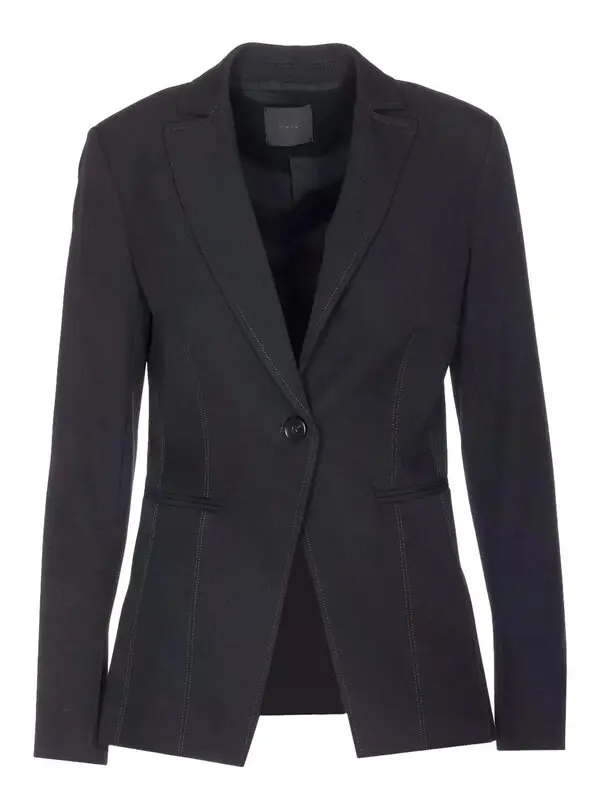 Pinko Granaglie Button Blazer - Black