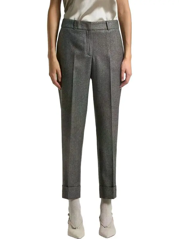 Peserico Cuffed Hem Trousers - Grey