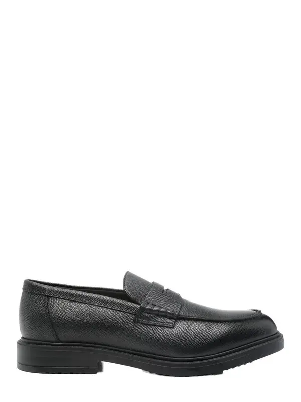 DOUCAL'S Penny Loafers - Black