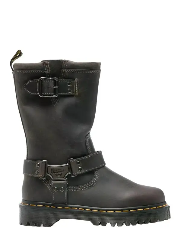 Dr. Martens Buckle Detailing Boots - Brown