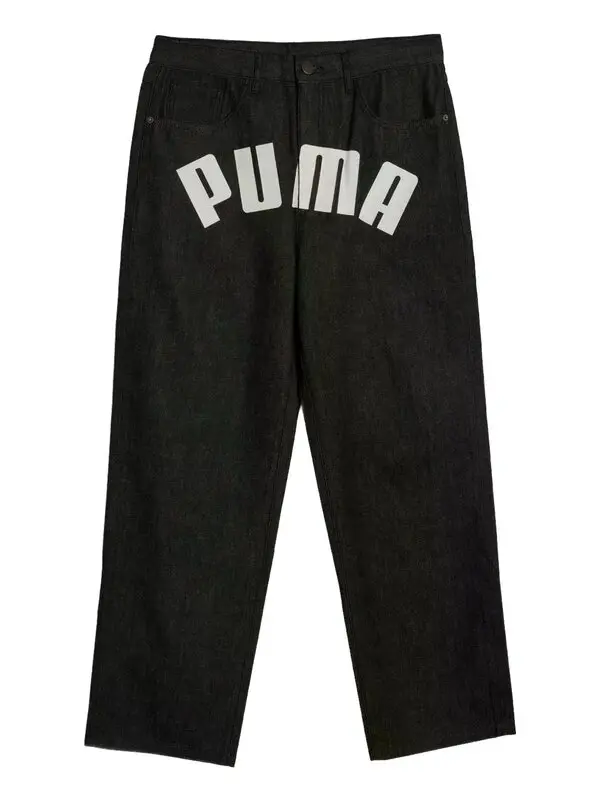 PUMA X A$ap Rocky Printed Denim Jeans - Black