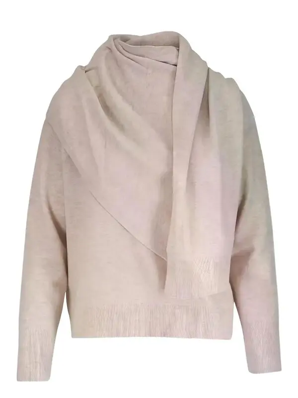 Vince Draped Sweater - Neutrals