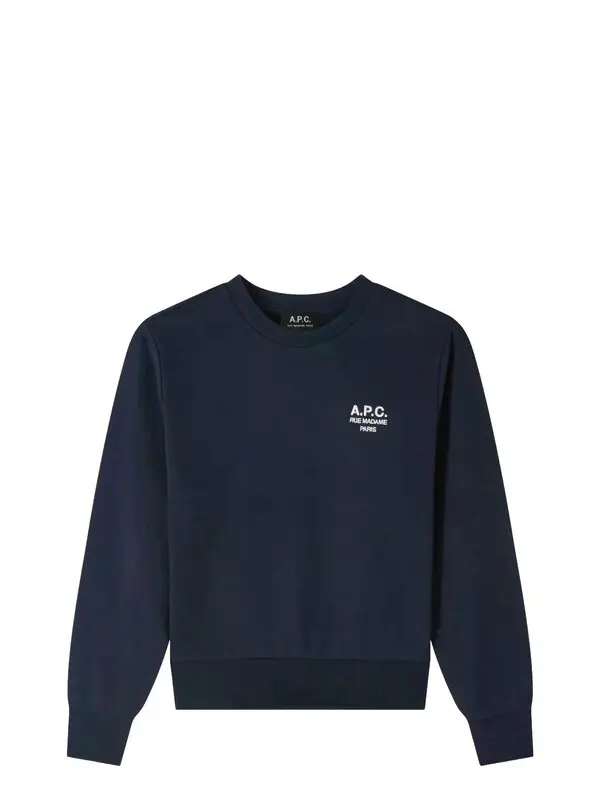 A.p.c. Rue Madame Boxy Sweatshirt - Blue