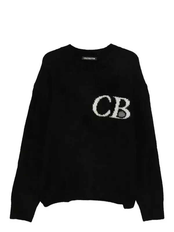COLE BUXTON Wool Jumper - Black