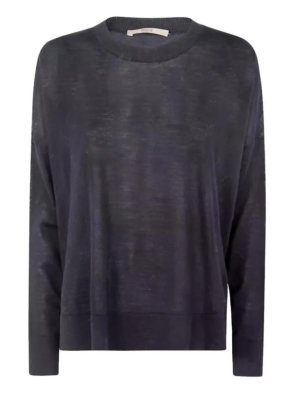NUUR Crew-neck Sweater - Black