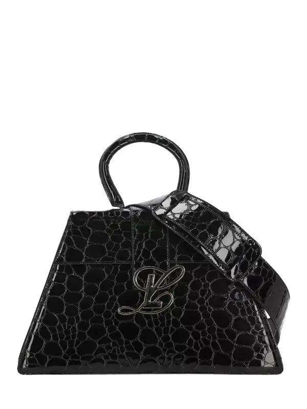 LUAR Logo Embossed Tote - Black