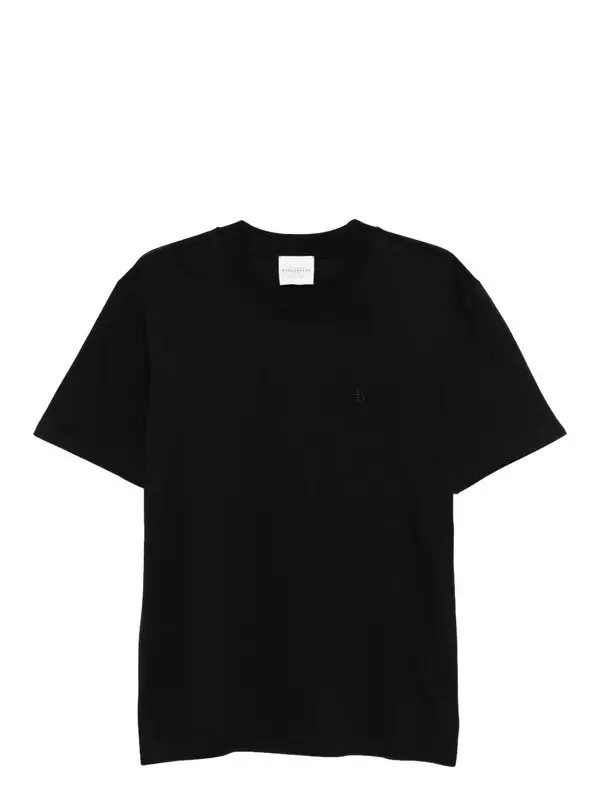 BALLANTYNE Logo-embroidered T-shirt - Black