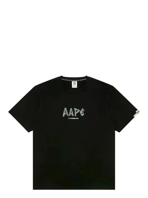 AAPE BY *A BATHING APE® Aape Logo-print T-shirt - Black
