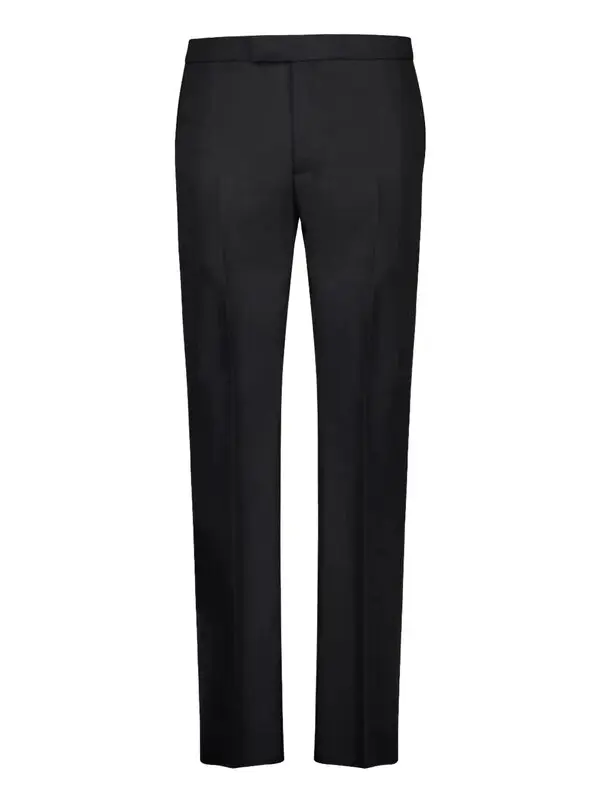 Alexander McQueen Tailored Barathea Trousers - Black