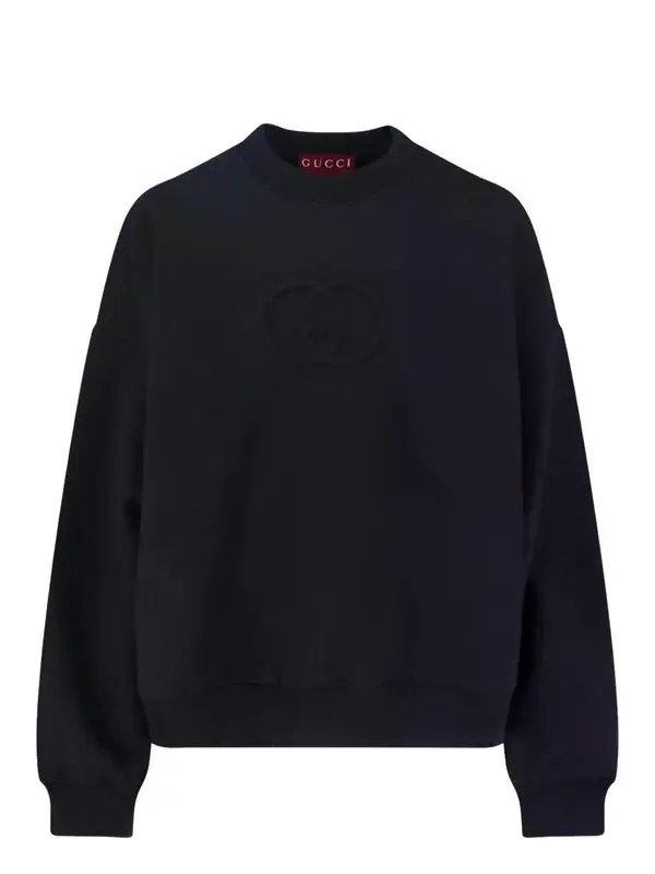Gucci Gg Round-neck Sweater - Black