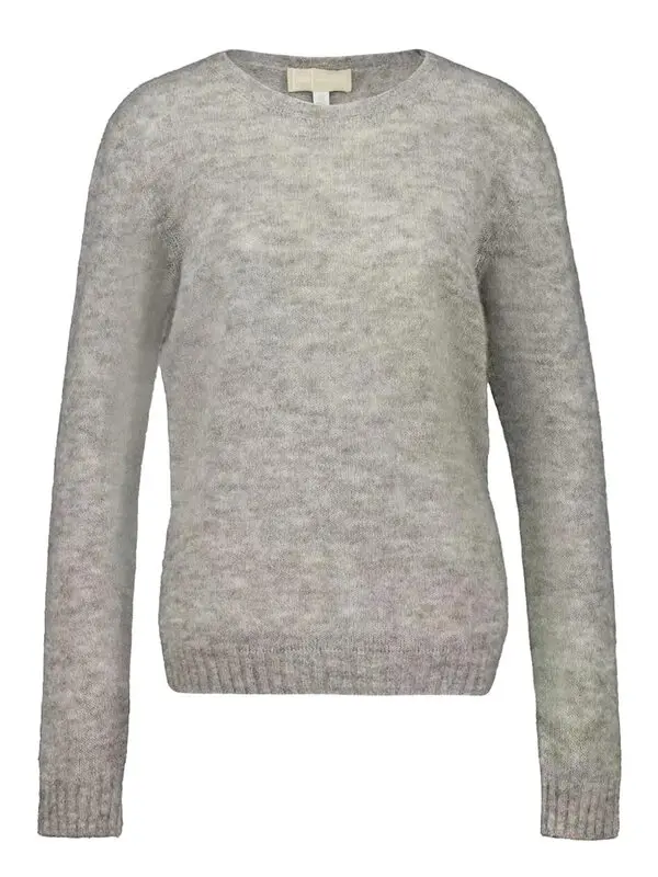 120% Lino Maglia Long-sleeve Sweater - Grey