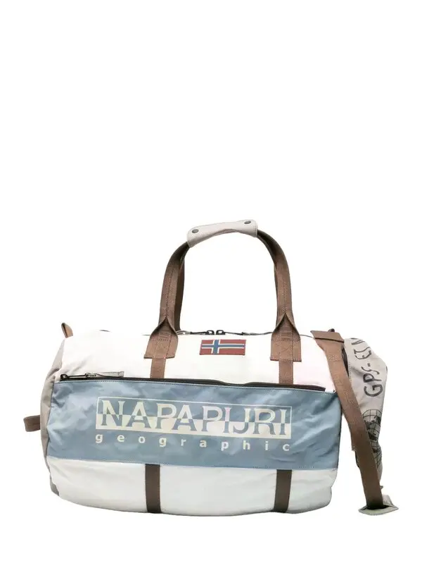 NAPAPIJRI Logo-print Holdall Bag - Brown