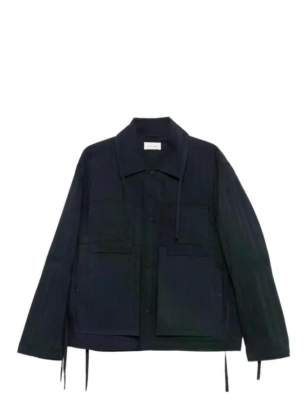 CRAIG GREEN Quilted Shirt Jacket - Blue