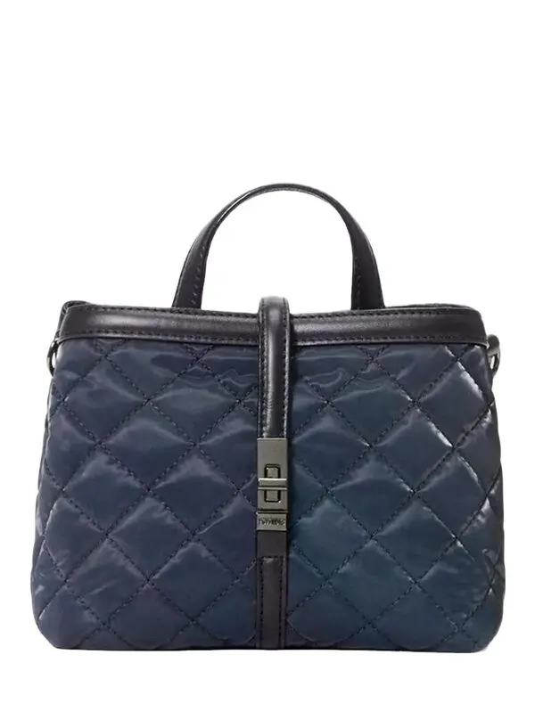 Mz Wallace Astor Mini Quilted Top Handle Crossbody - Blue