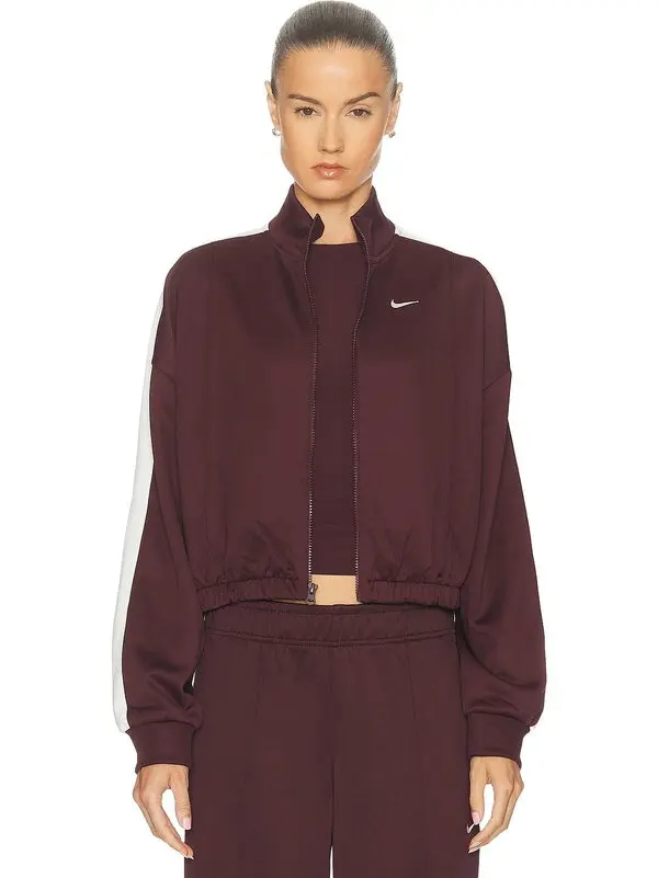 Nike Track Jacket - Burgundy Crush & Sail