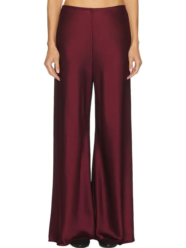 LESET Barb Bias Pant - Bordeaux