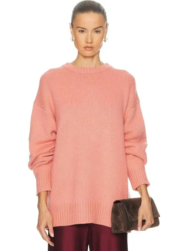 AMIYA Ursa Cashmere Sweater - Blush