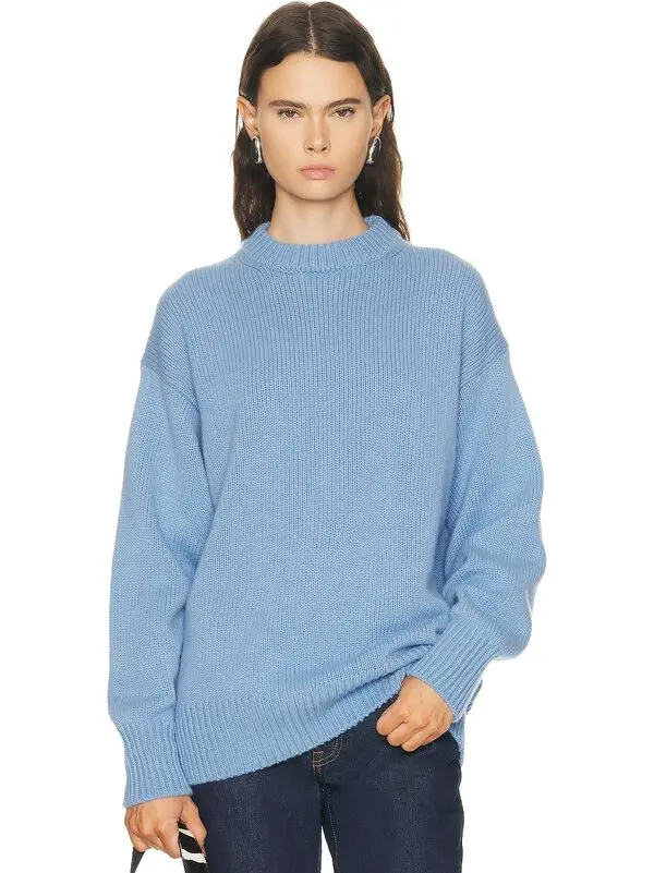 AMIYA Ursa Cashmere Sweater - Light Blue