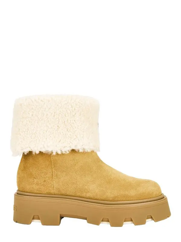 Moncler Aurea Mid Ankle Boot - Camel