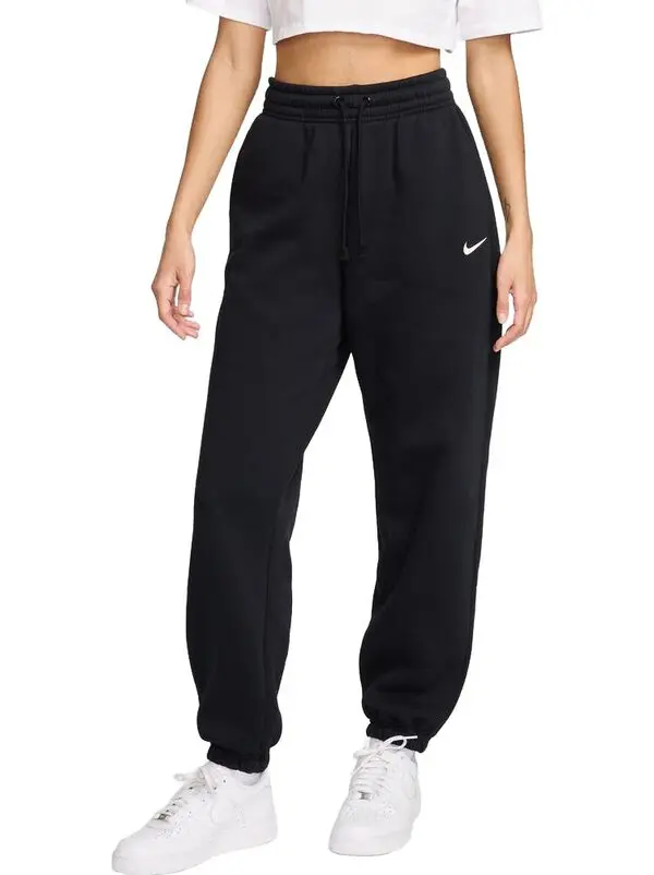 Nike Sportswear Phoenix Fleece High-waisted Oversized Sweatpants - 010 010 Black/sail