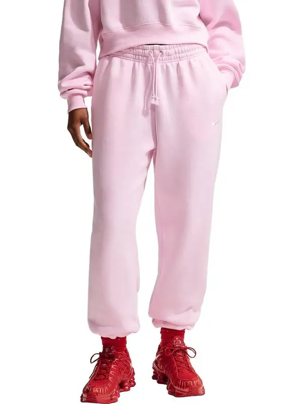Nike Sportswear Phoenix Fleece High-waisted Oversized Sweatpants - 663 Pink Foam/sail