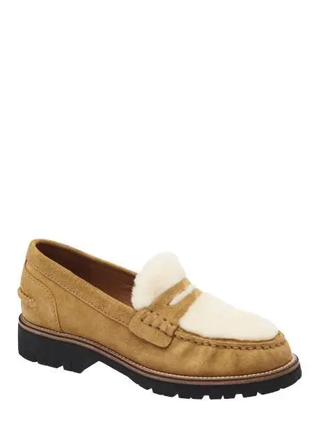 Rag & Bone Corey Genuine Shearling Penny Loafer - Csdsh