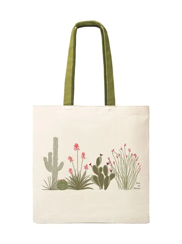 THE TOTE PROJECT Printed Tote - Olive Green