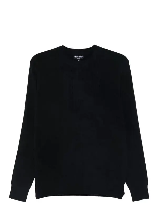 ANTONY MORATO Ribbed Pullover Sweater - Blue