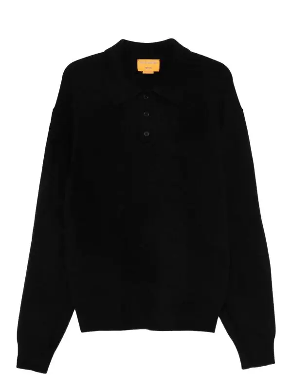 Guest In Residence Cashmere Polo Shirt - Black