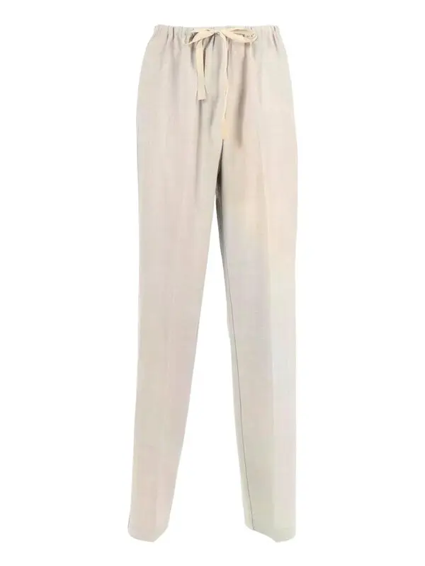 FORTE_FORTE Drawstring Trousers - Neutrals