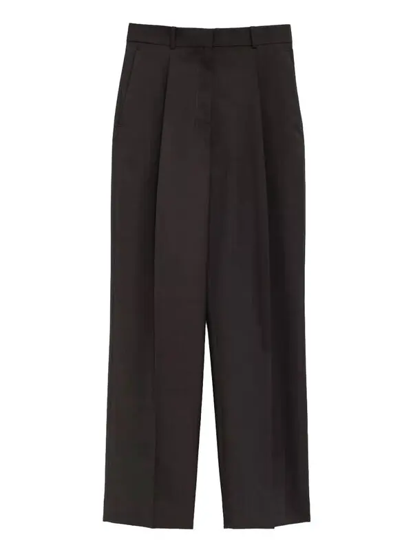 THE ROW Pleated Trousers - Brown