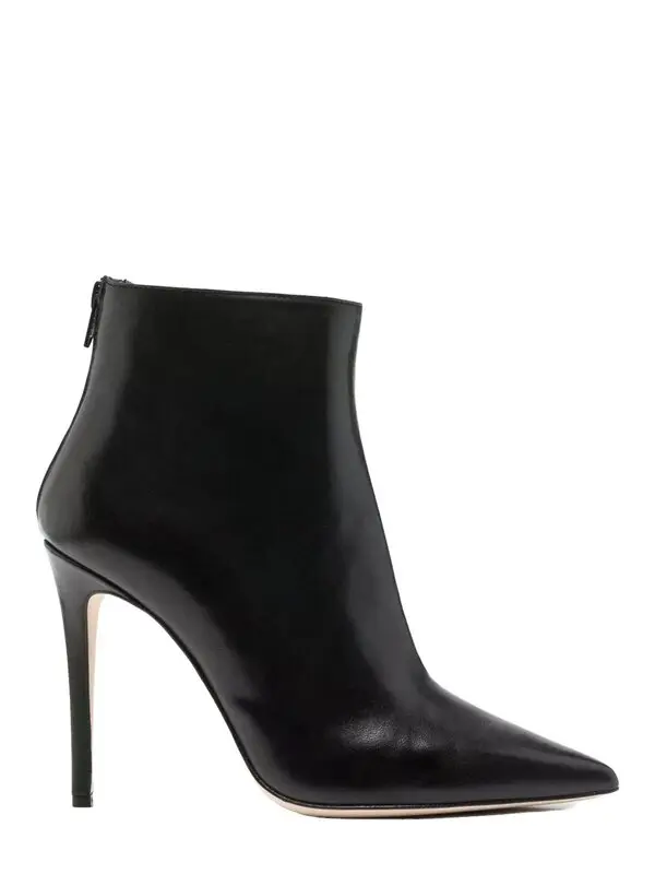 ANNA F. 105mm Pointed-toe Ankle Boots - Black