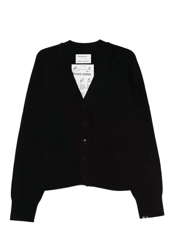 EXTREME CASHMERE X Cashmere Cardigan - Black