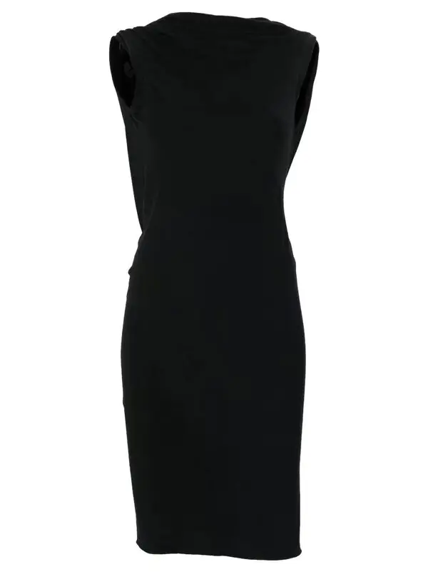 Rick Owens Sleeveless Midi Dress - Black