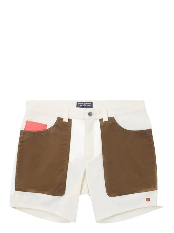 AMUNDSEN SPORTS 7-incher Field Shorts - Offwhite/tan