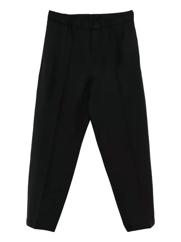 SEVEN GAUGE Pressed-crease Trousers - Black