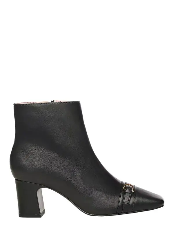 COCCINELLE Nadja Buckle-detail Ankle Boots - Black
