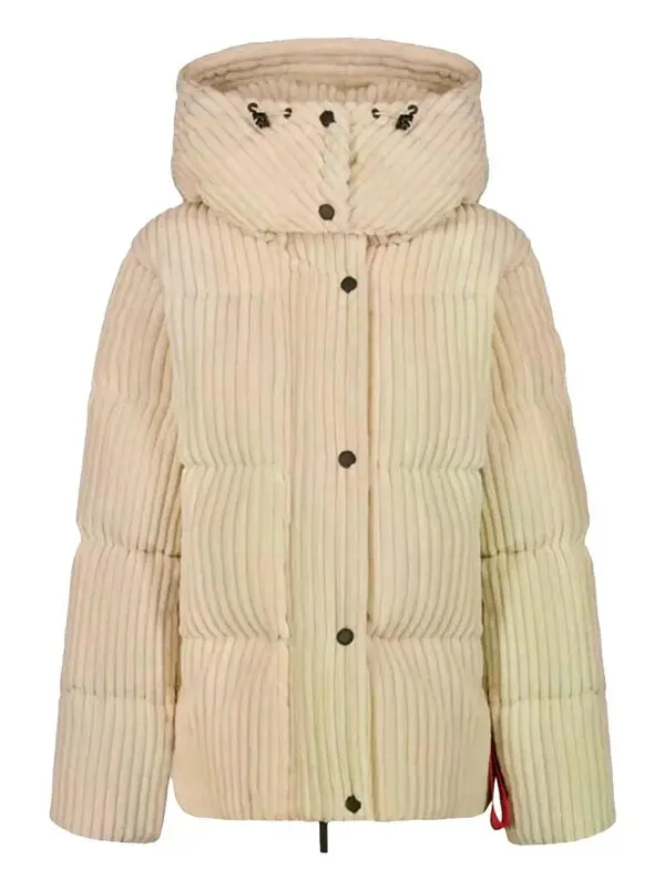 AFTER/LABEL Kipnuk Corduroy Hooded Jacket - Neutrals