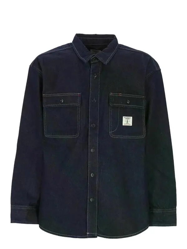ROY ROGER'S Pocket Denim Shirt - Blue