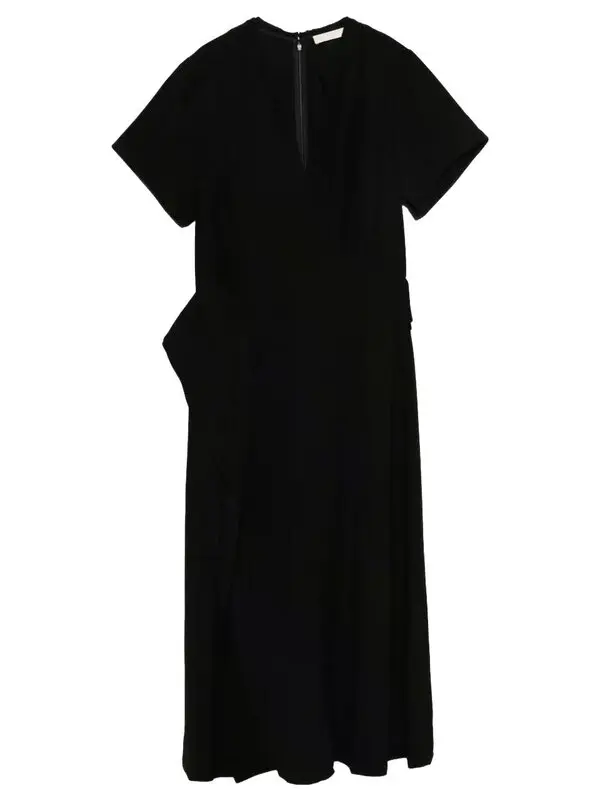 Ulla Johnson V-neck Draped Dress - Black