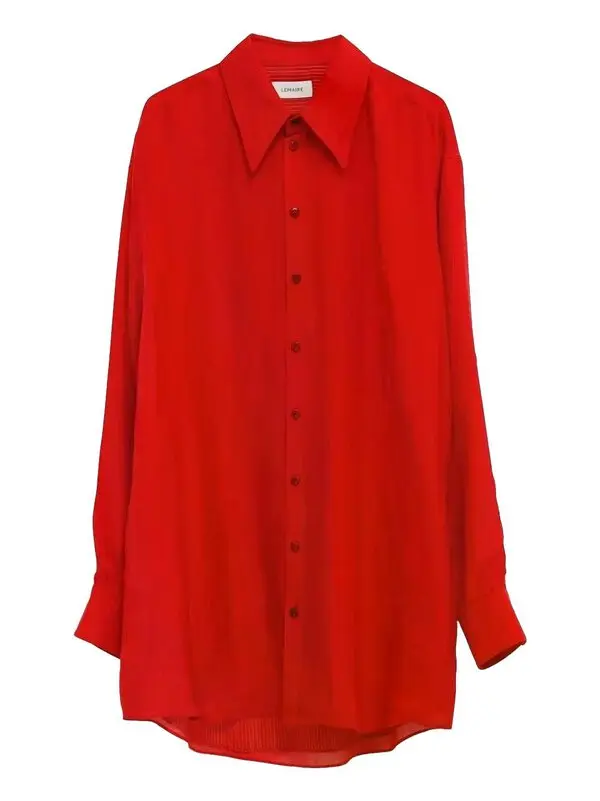 LEMAIRE Buttoned Blouse - Red