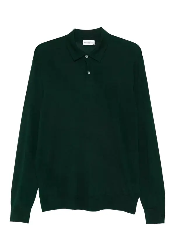 BALLANTYNE Wool Polo Shirt - Green