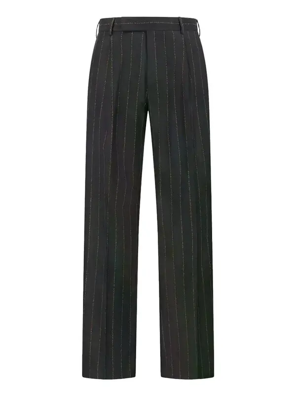 PT TORINO Quindici Striped Trousers - Grey