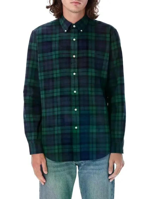 Polo Ralph Lauren Tartan Plaid Shirt - Blue